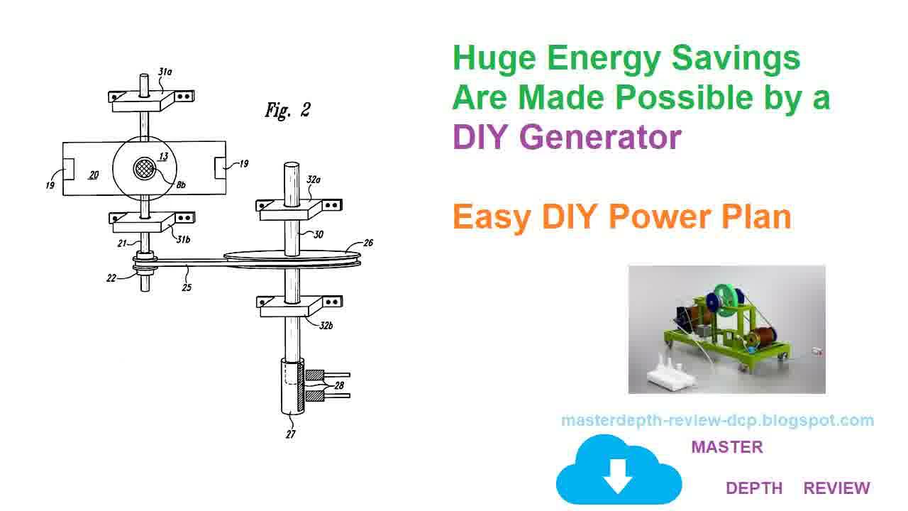 Huge Energy Savings Are Made Possible By A DIY Generator | Easy DIY ...