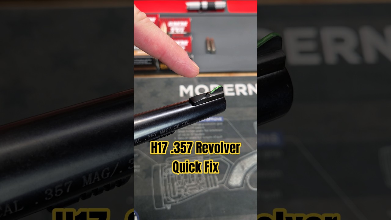 Improving Front Sight Accuracy For Any Gun: Henry H17 .357 MAG Revolver